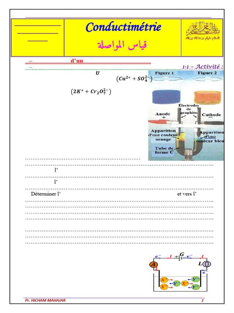 4 Conductimétrie Activité FR 2 | PDF