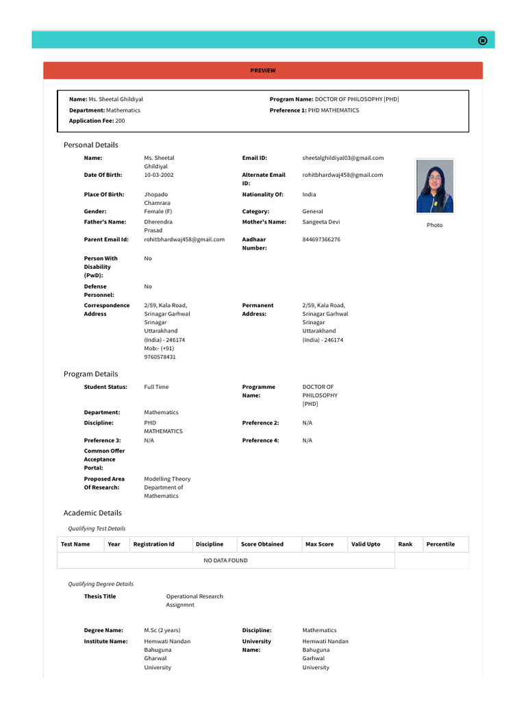 Iitd - Admission | PDF