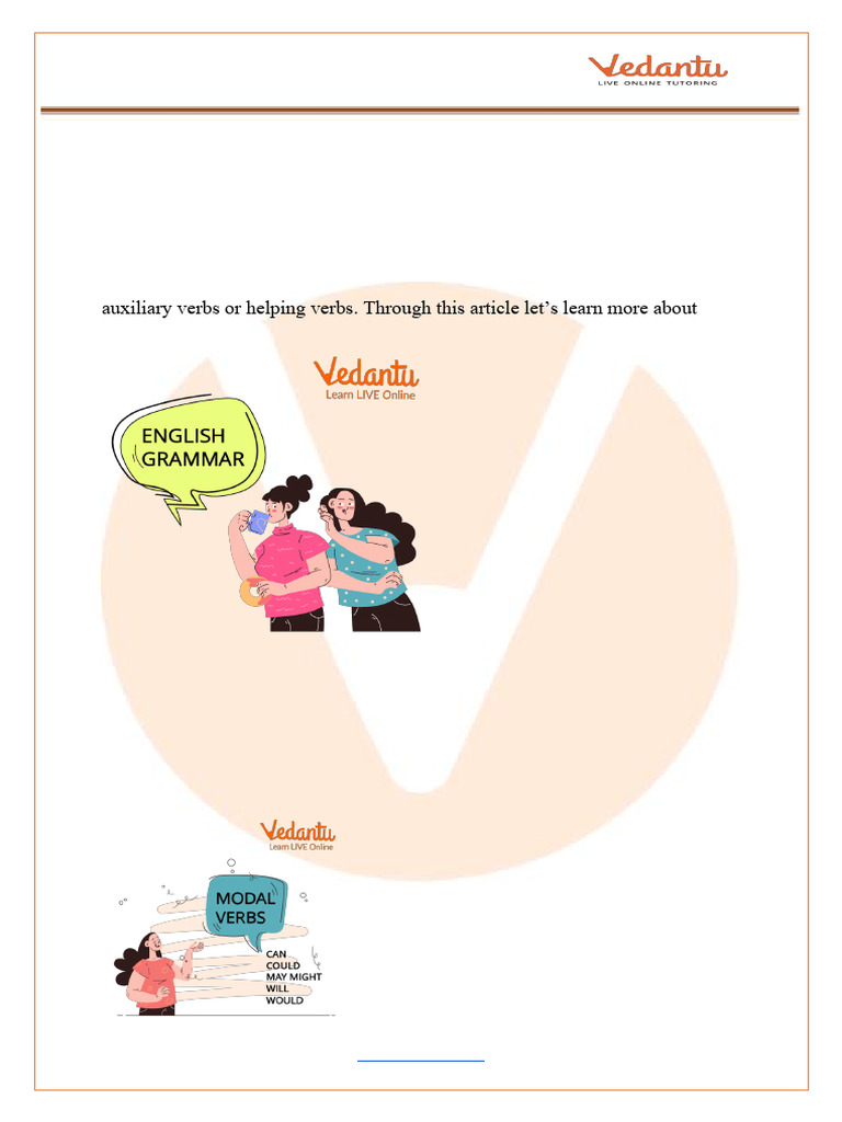 English Grammar Class 7 Modals - Learn and Practice - Download Free PDF ...