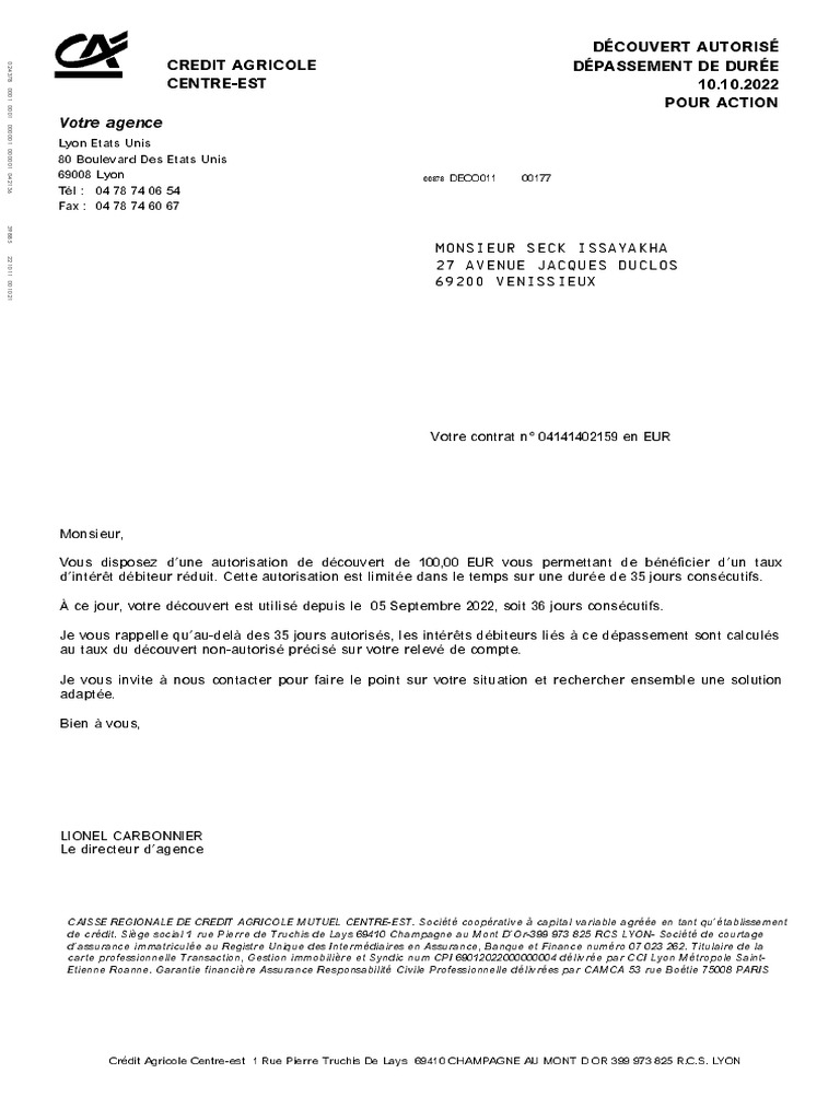 E-Lettre Information Decouvert (10!10!2022) | PDF