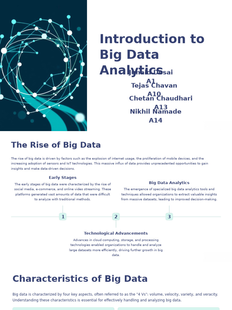 Introduction To Big Data Analytics | PDF