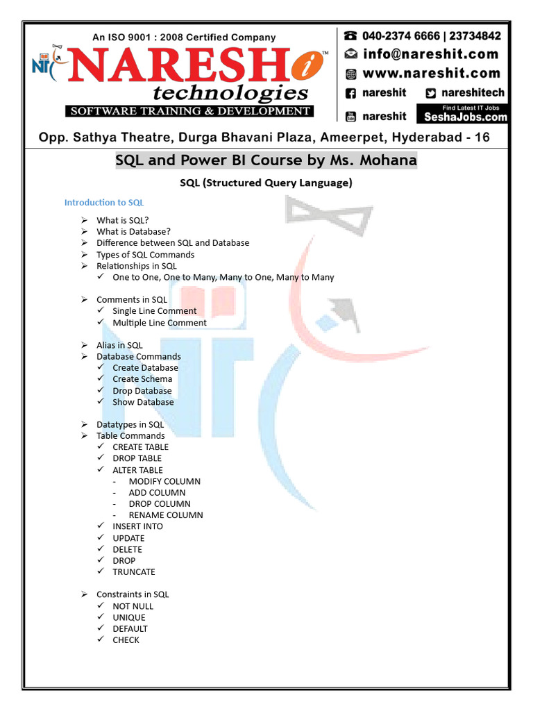 Course Curriculum | PDF