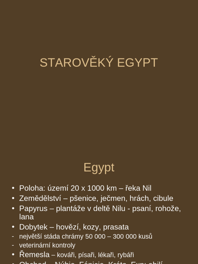 Staroveky Egypt | PDF