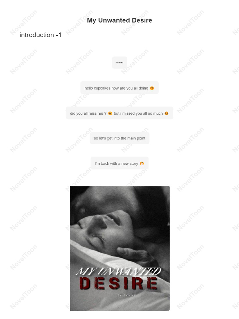 My Unwanted Desire | PDF