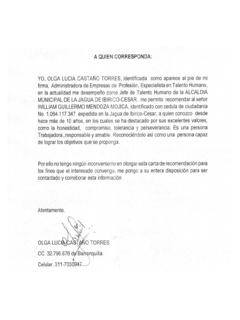 Lista de Documentos Requeridos | PDF