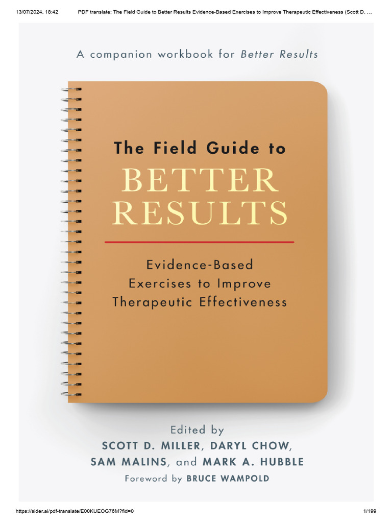 The Field Guide To Better Results Traduzido | PDF