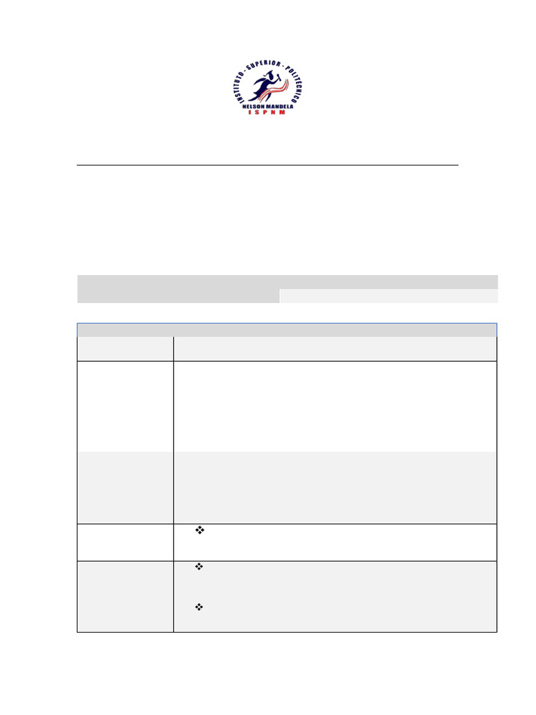 Pré Projecto Nelson Mandela | PDF