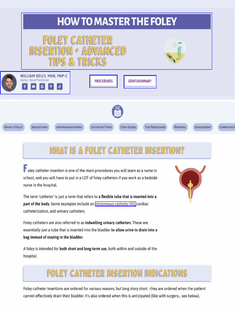 How To Master The Foley Foley Catheter Insertion and Advanced Tips and ...