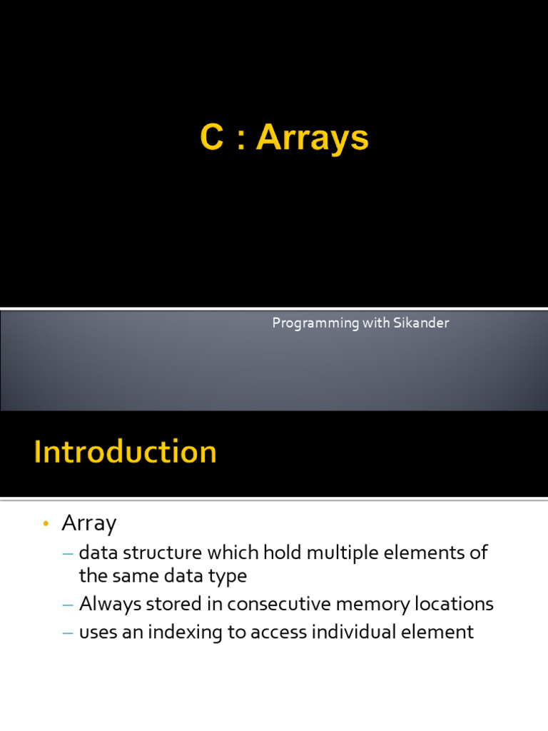 6 Arrays | PDF