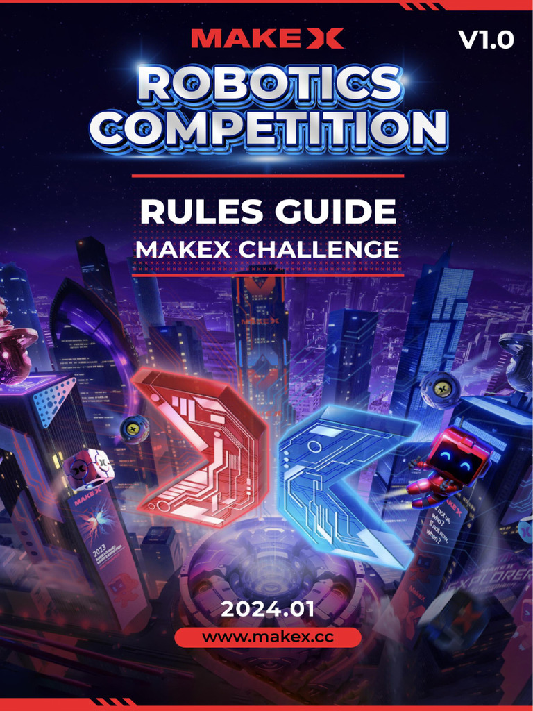 【English】2024 MakeX Challenge Ultimate Winner Rules Guide V1.0 | PDF