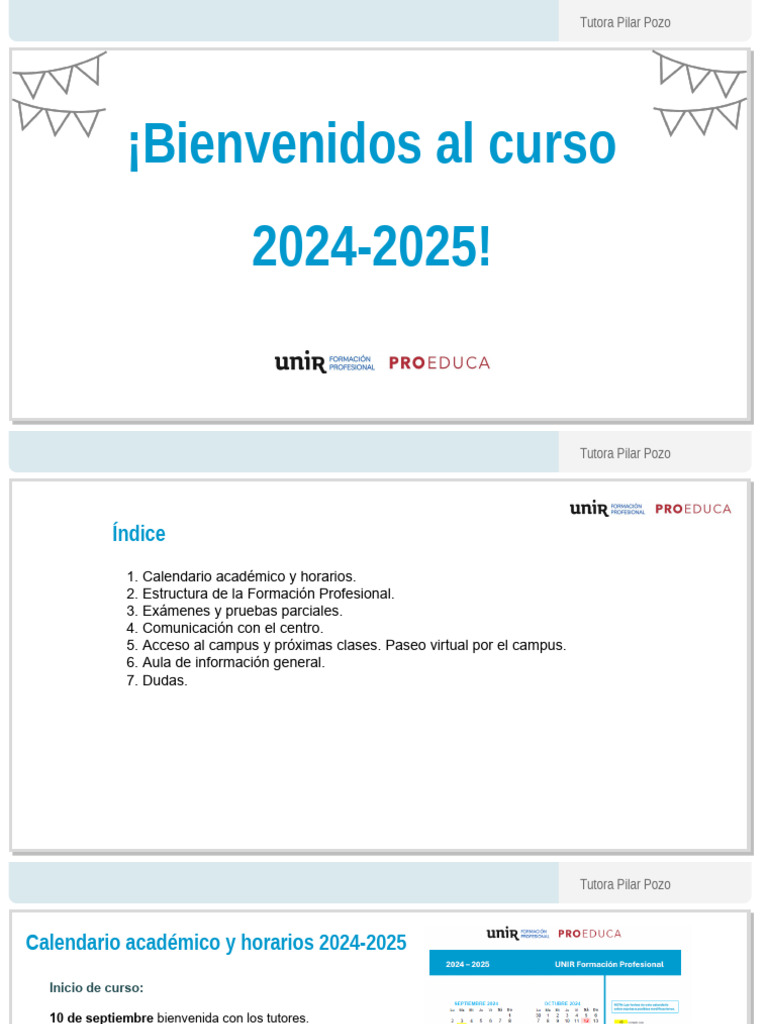 Presentación Curso 2024-2025 AFI | PDF
