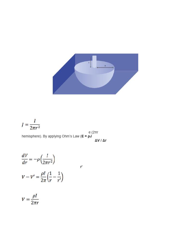 Four Probe Derivation | PDF