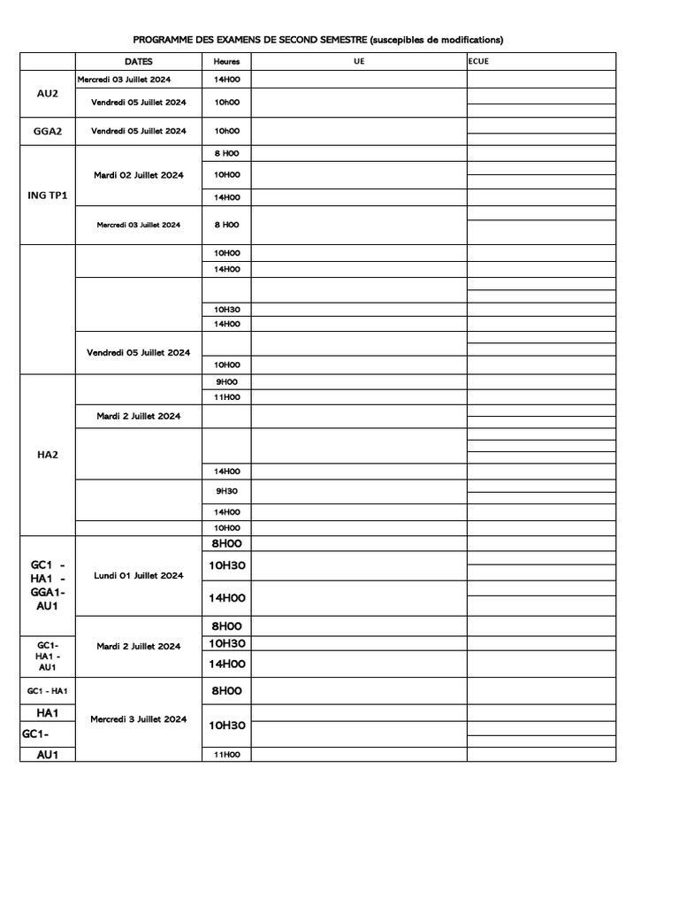 Examen S2 | PDF