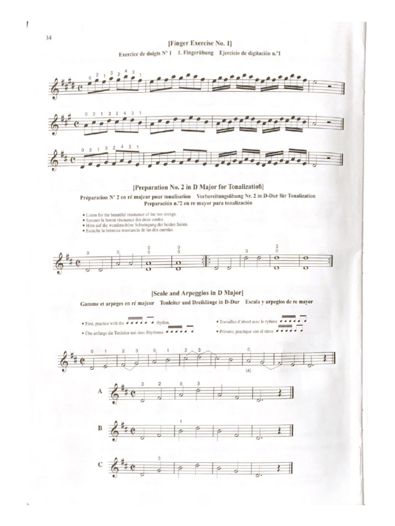 Finger Exercise No. 1 | PDF