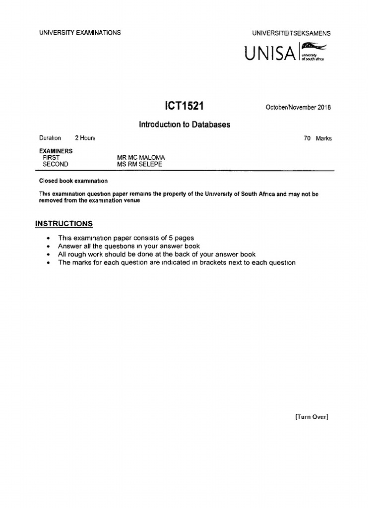 Ict1521 2018 10 e 1 | PDF