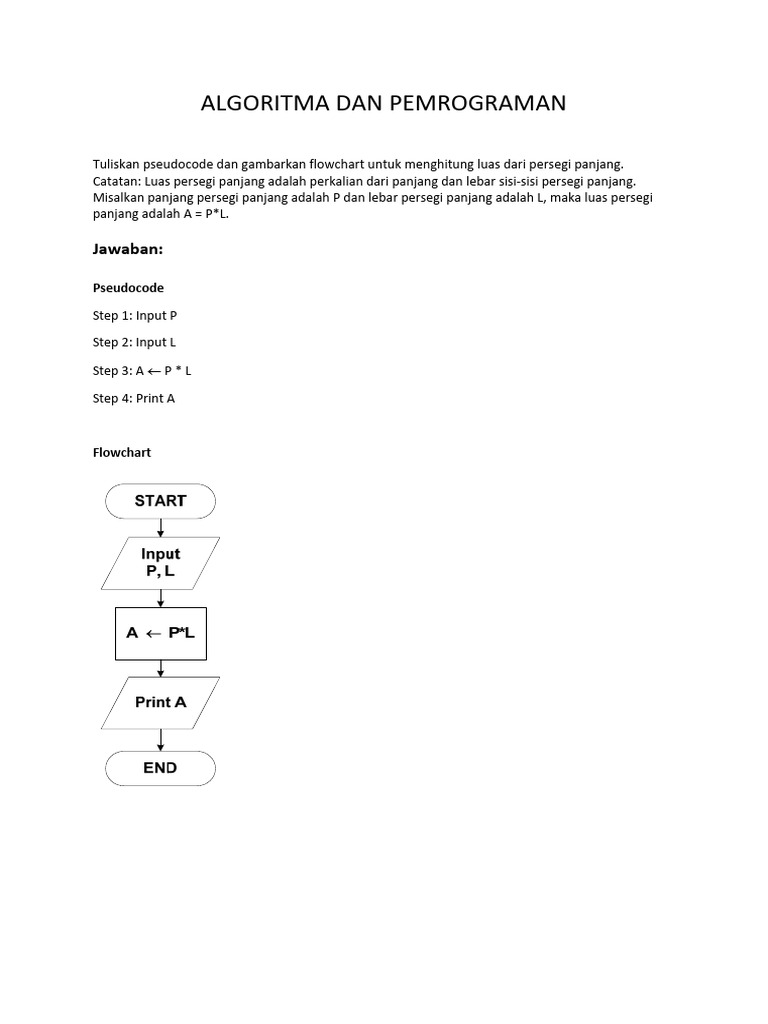 Algoritma Dan Pemrograman | PDF