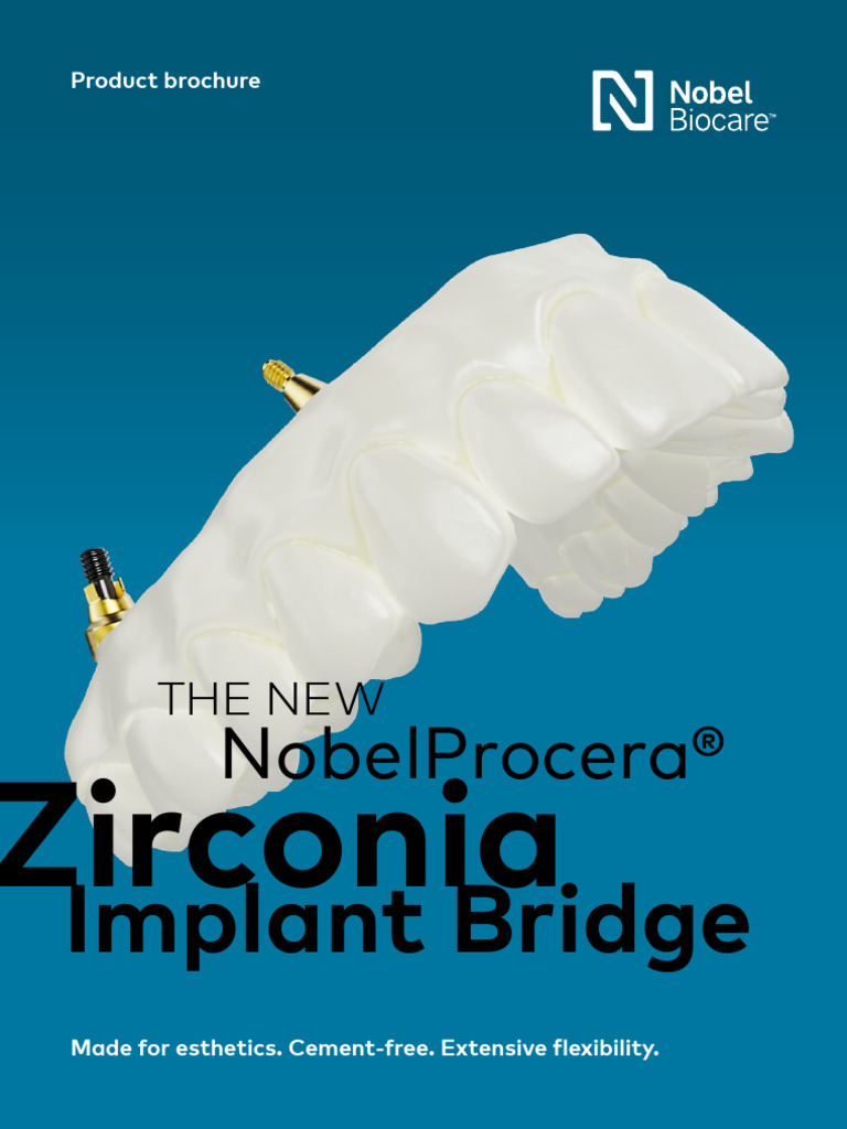 NobelProcera Product Brochure Zirconia Implant Bridge - GB - 86896 | PDF
