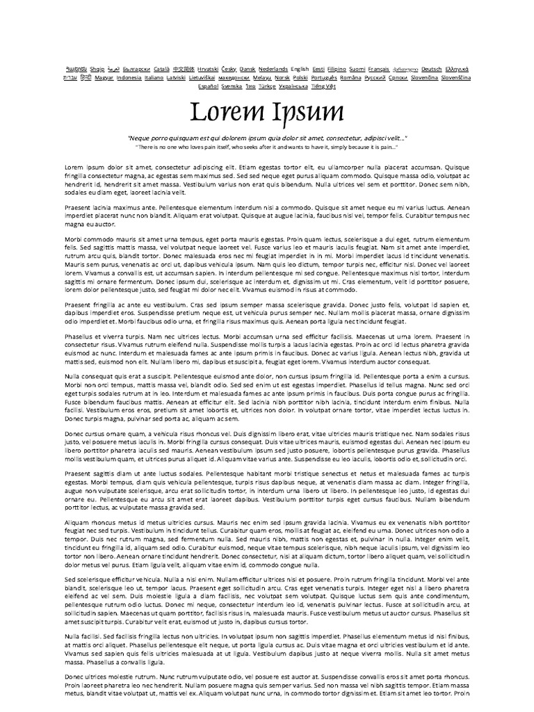Lorem Ipsum - All The Facts - Lipsum Generator3 | PDF