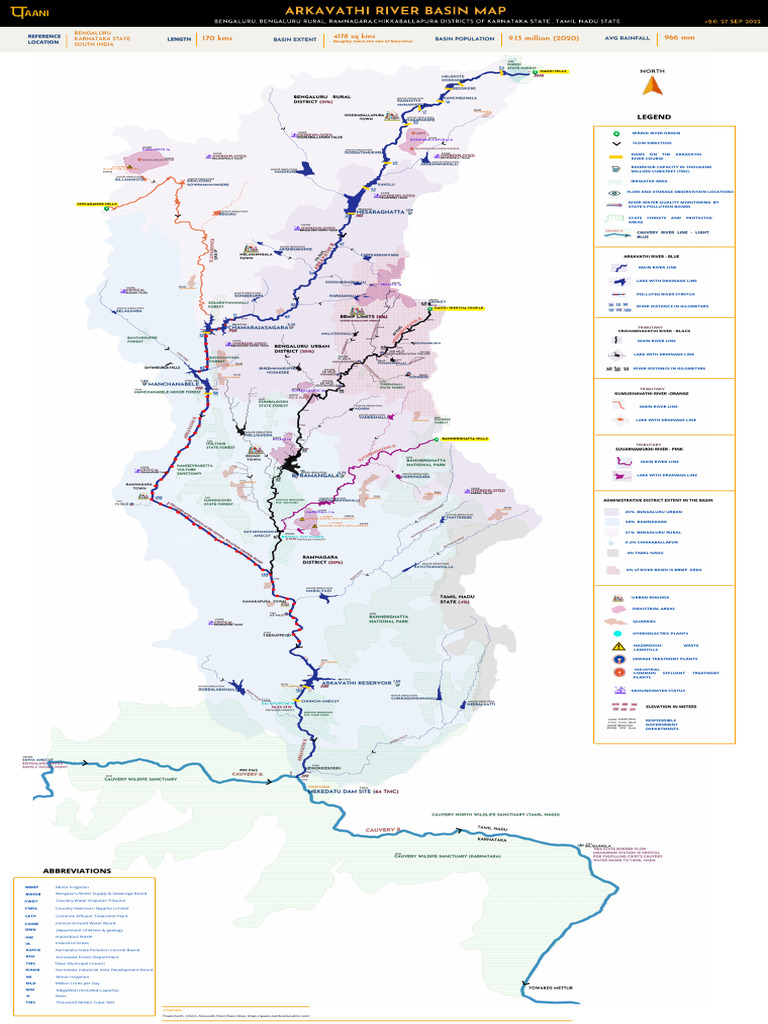 Arkavathi-Map v2.0 27sep22 | PDF
