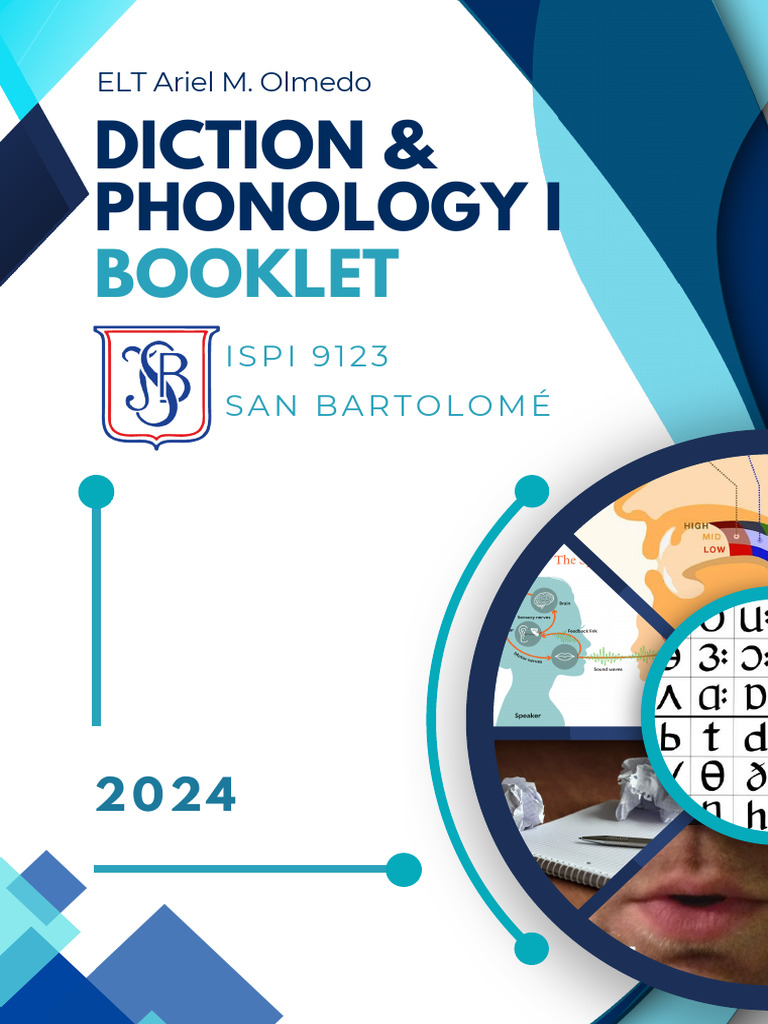 Diction Phonology 2024 Cover Modules.1-2 | PDF