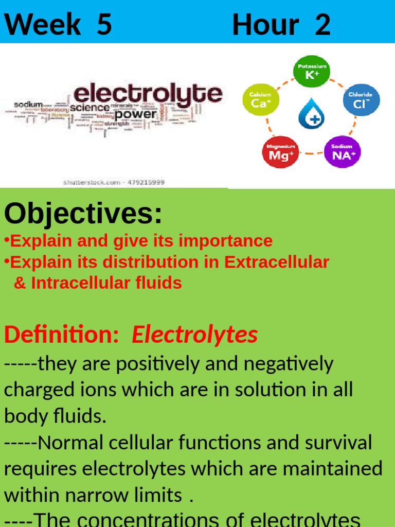 Electrolytes | PDF