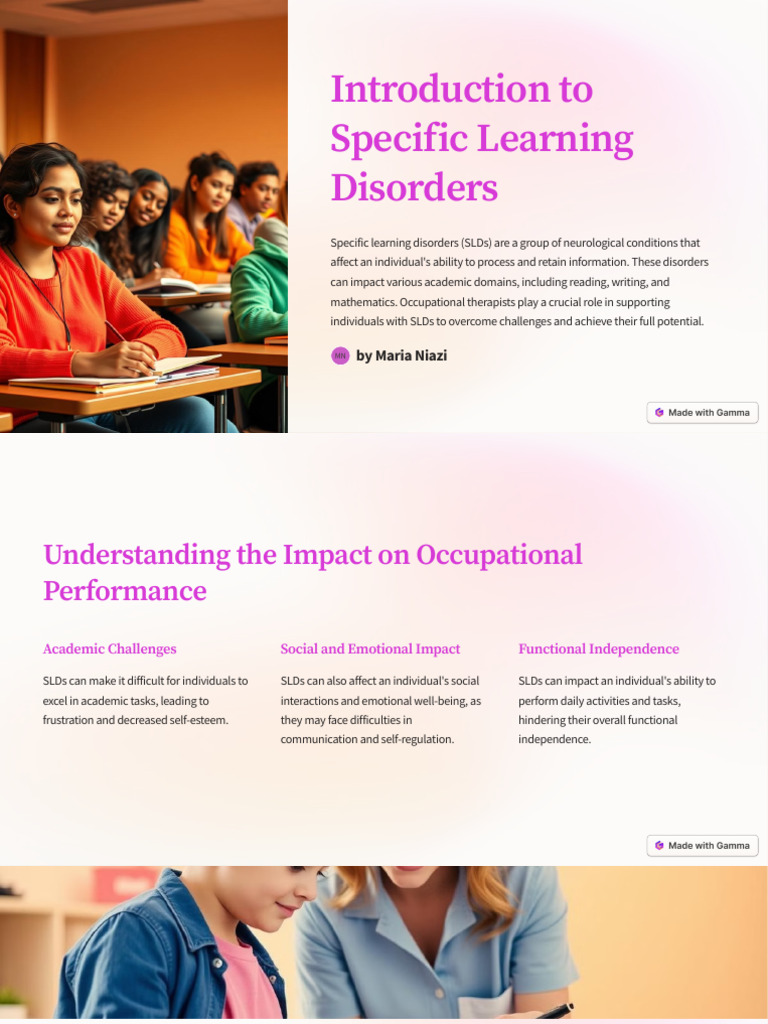 Introduction To Specific Learning Disorders | PDF