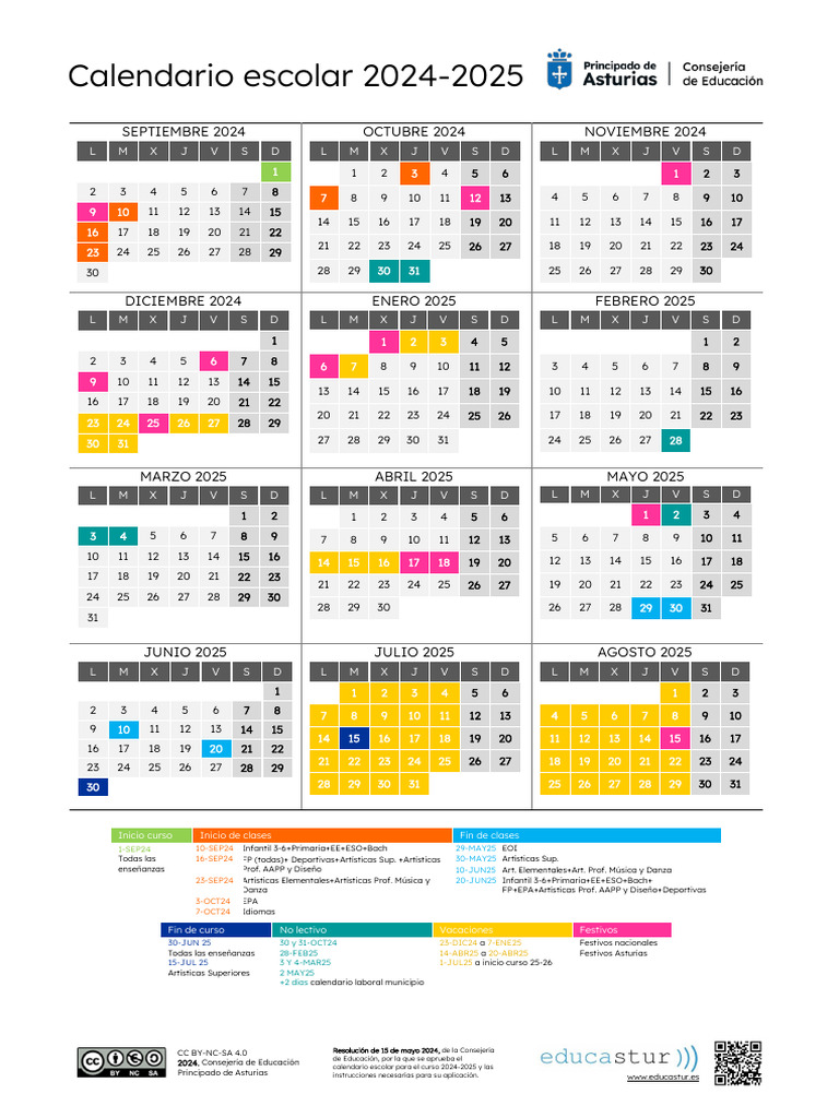 Calendario 24 25 Vertical | PDF