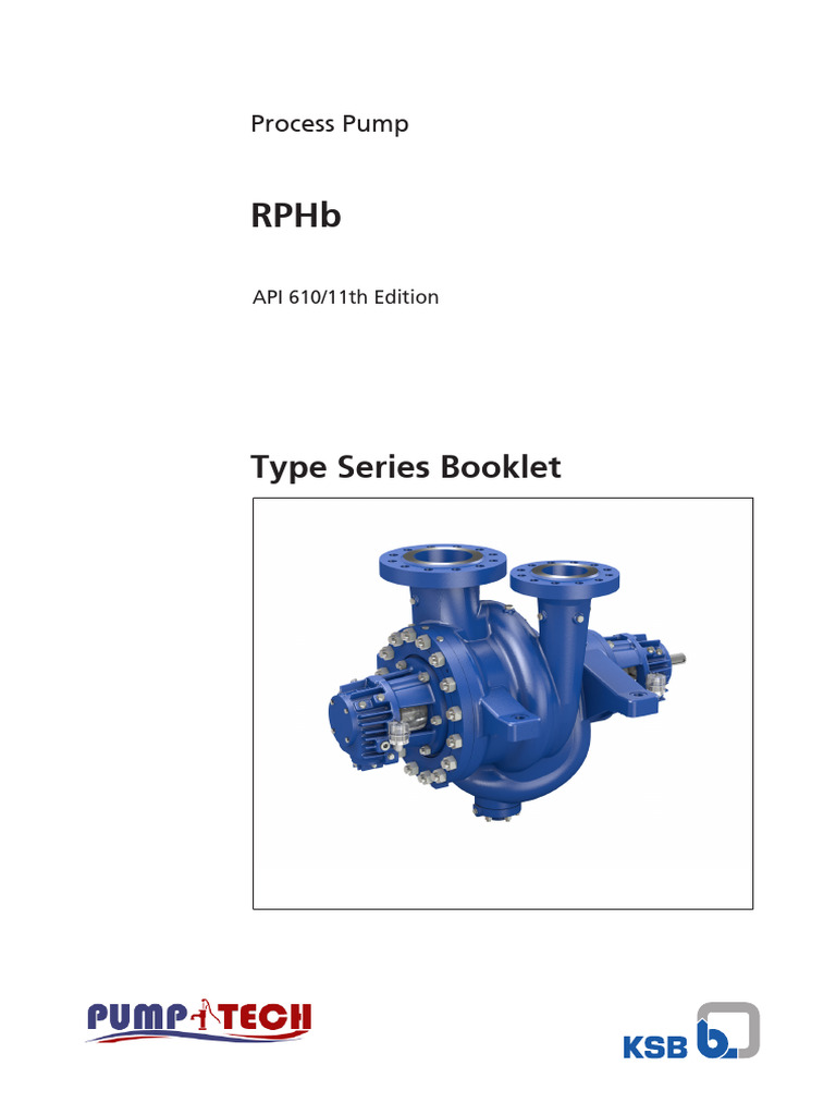 Catalog Pump RPHB Api 610 11th KSB | PDF