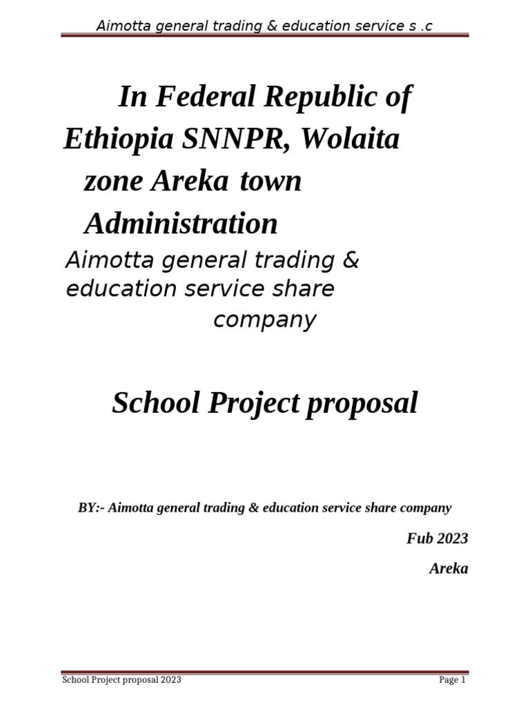 NEW Project Proposal Editted | PDF