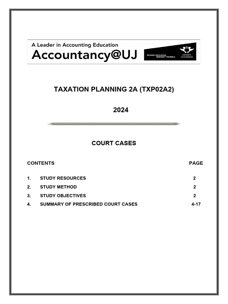 D Court Cases 2024 - Gross Income Definition | PDF | Taxes | Income