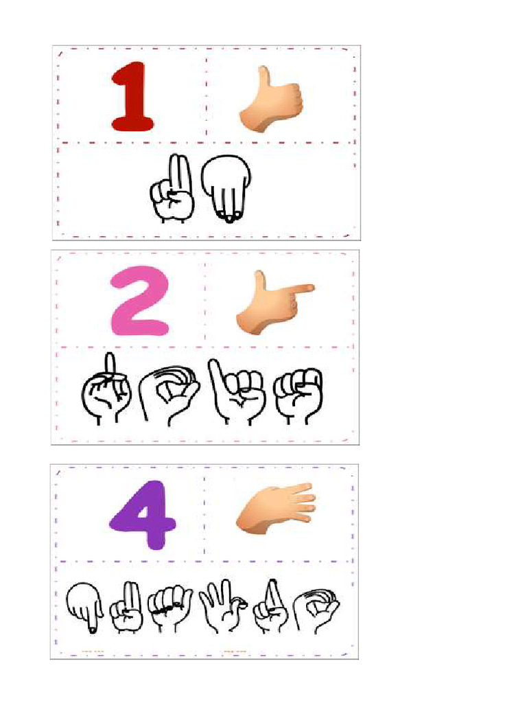 Numeros Libras | PDF