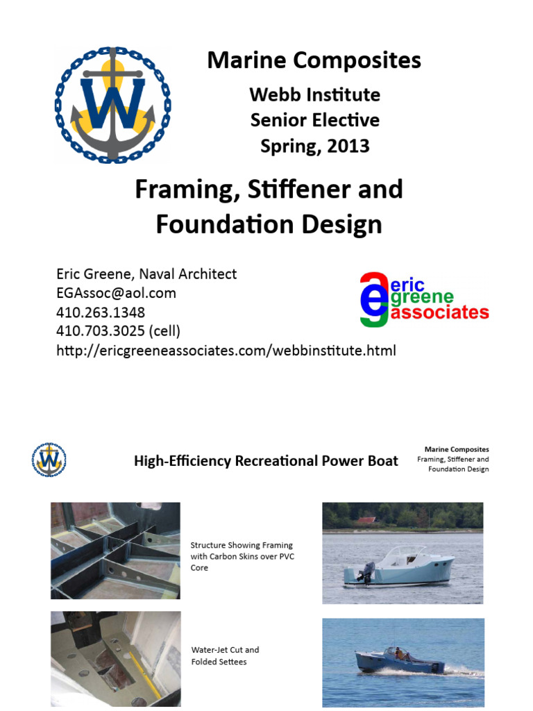 Framing, Stiffener and Foundation Design | PDF