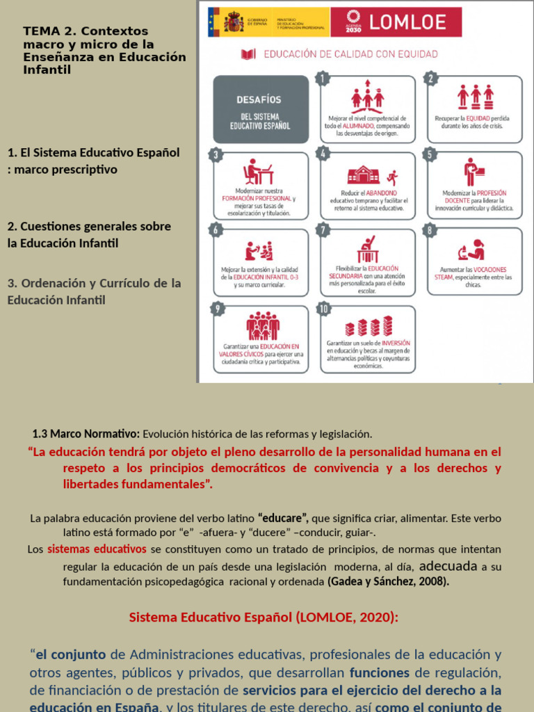 DIDÁCTICA Tema 2 Cont. Macro y Micro I Parte | PDF