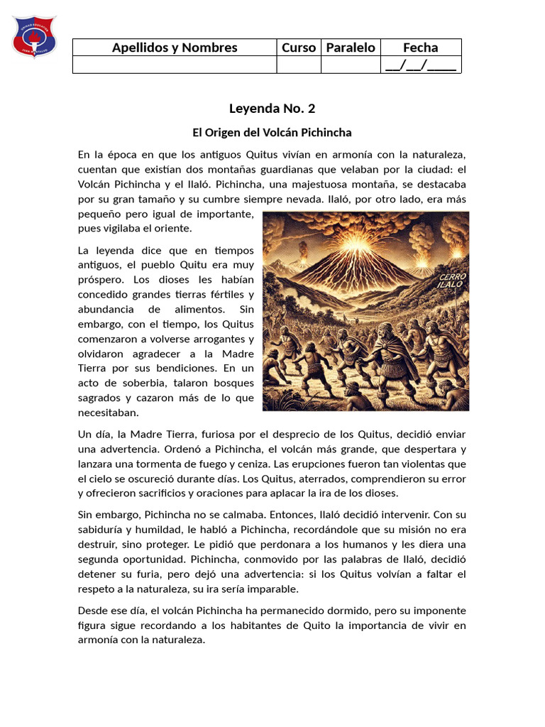 Ficha 2 Pichincha | PDF