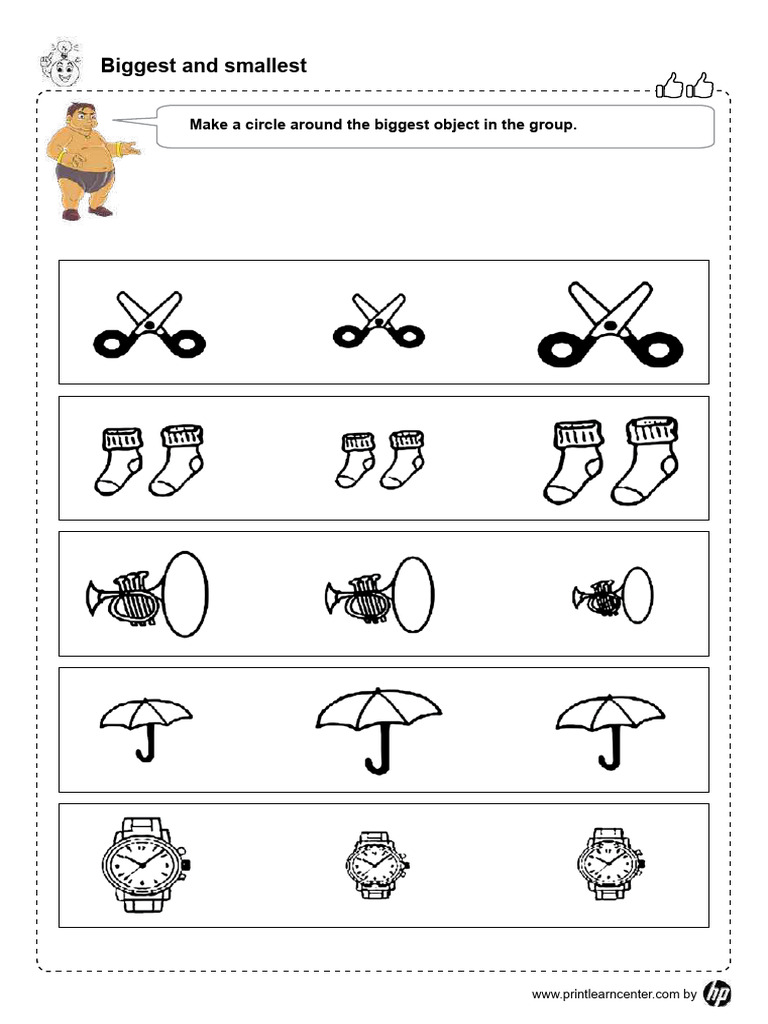 63 3 4 Maths Comparision Big Bigger Biggest | PDF 63 3 4 Maths Comparision Big Bigger Biggest | PDF