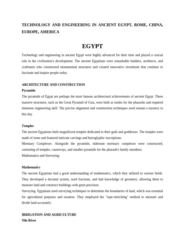 Anciet History Lecture Note | PDF