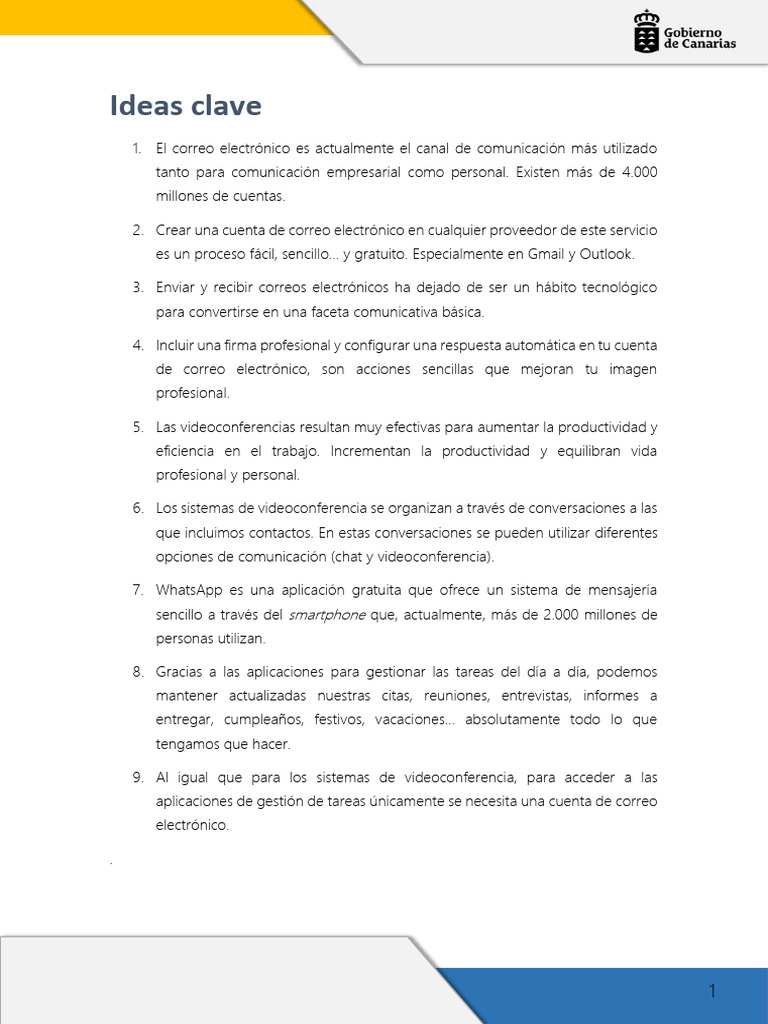 6 - Ideas Claves y Recursos | PDF