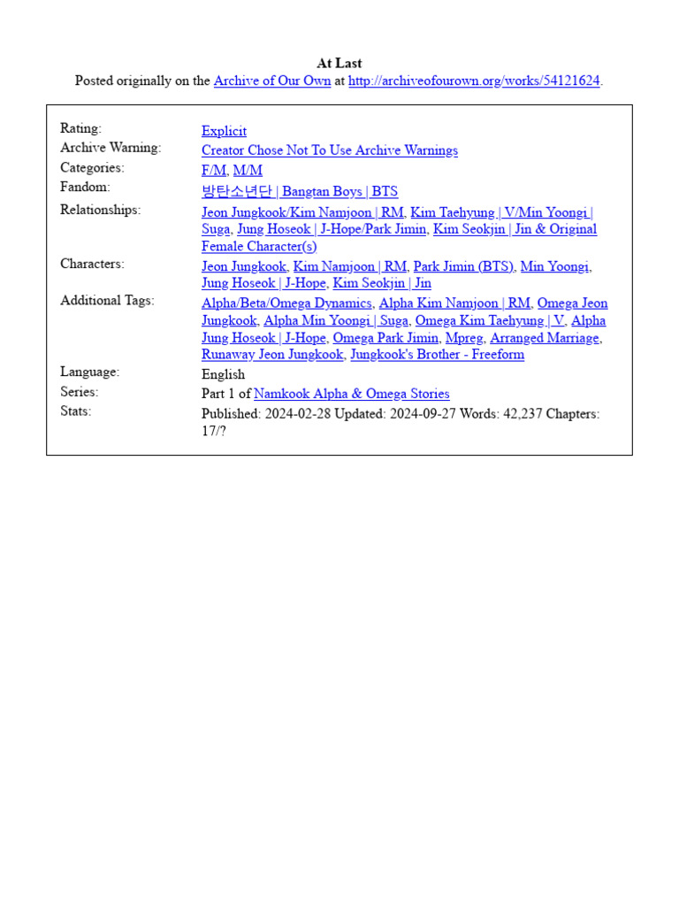 At Last | PDF