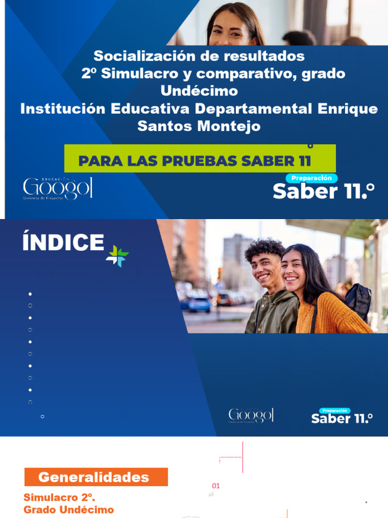 Presentación Informe 2º Simulacro y Comparativo. Enrique Santos Montejo ...