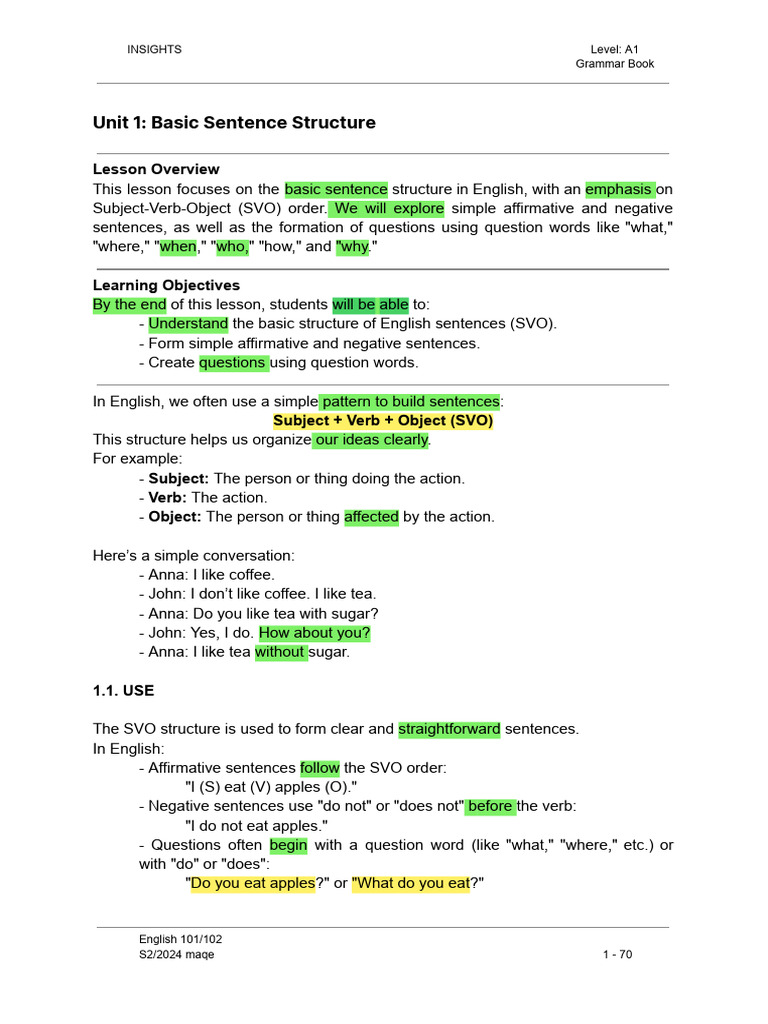 Grammar | PDF