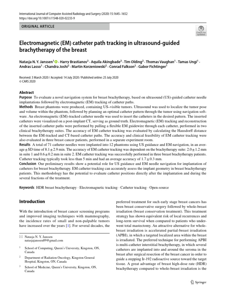 Catheter Path Navigation | PDF