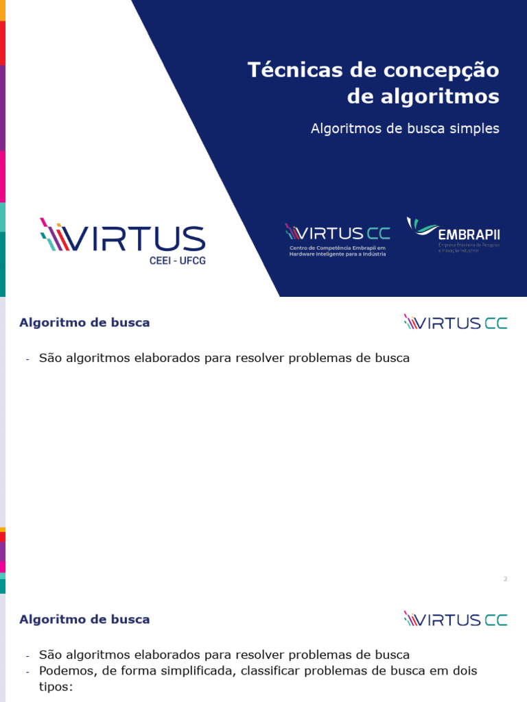 Aula 01 - Algoritmos de Busca Simples | PDF