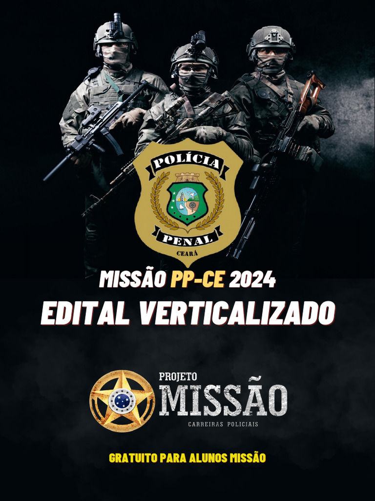 Edital Verticalizado MissÃ o PPCE 2024.1 | PDF
