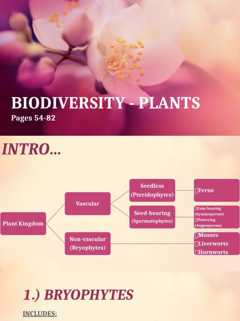 Biodiversity - Plants | PDF