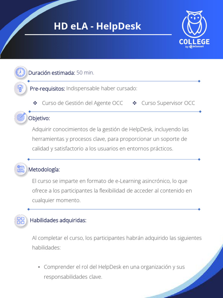 HD ELA - HelpDesk Contenidos | PDF