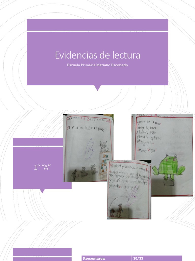 Evidencias de Lectura - NOVIEMBRE - MARIANO - ESCOBEDO | PDF