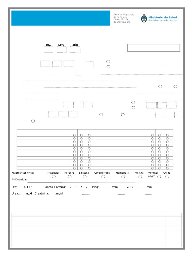 Fichas de Dengue | PDF
