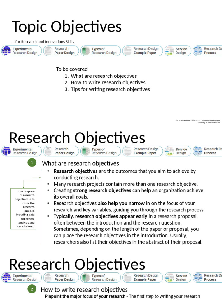 3 Research Objectives | PDF