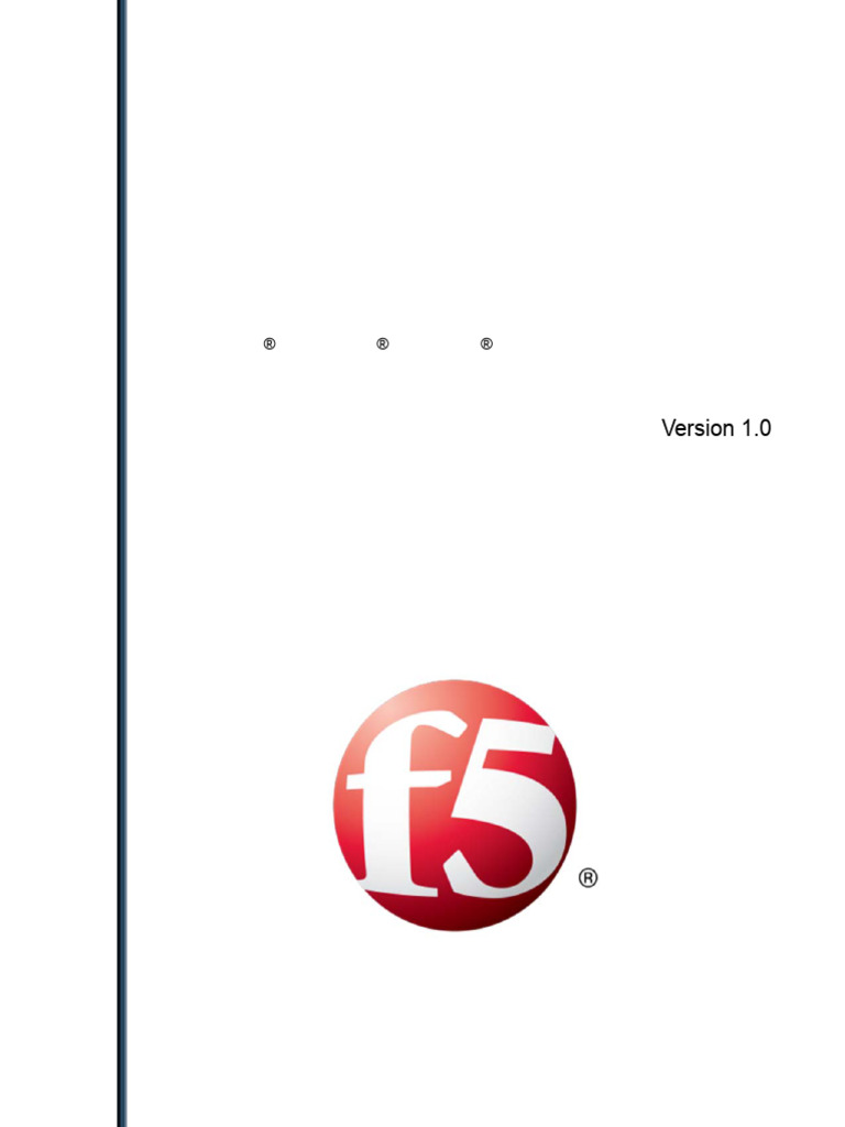 f5 Tmos Operations Guide 1 0 | PDF