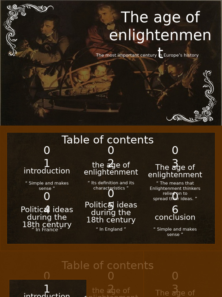 The Age of Enlightenment | PDF